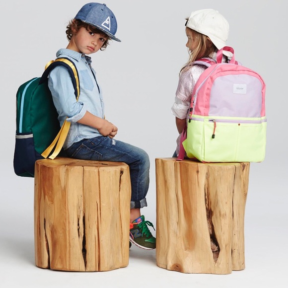 STATE | Bags | State Backpacks Kane Neon Yellow Pink Bag | Poshmark